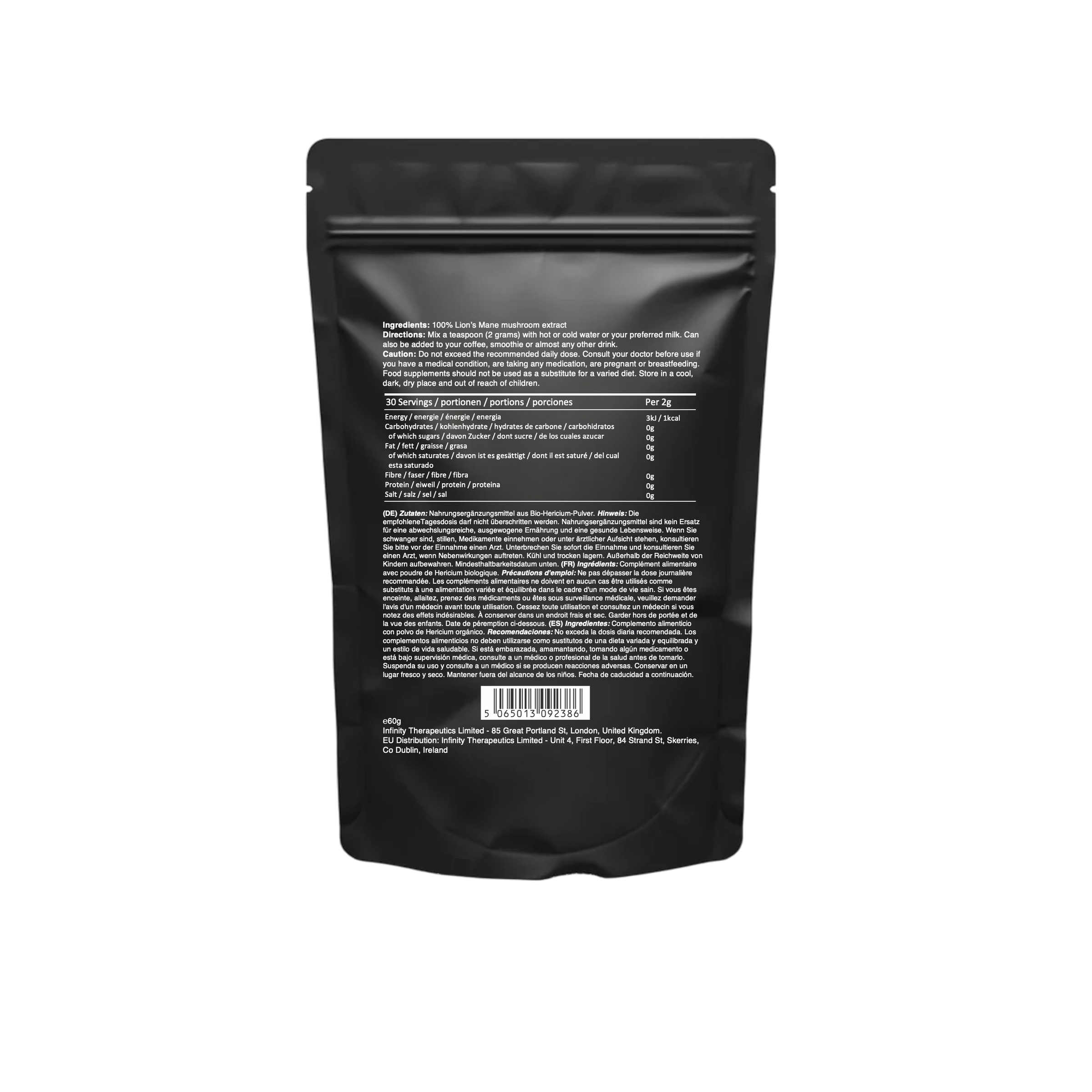 Lion's Mane Powder | Organic lion's mane powder | Charava SA