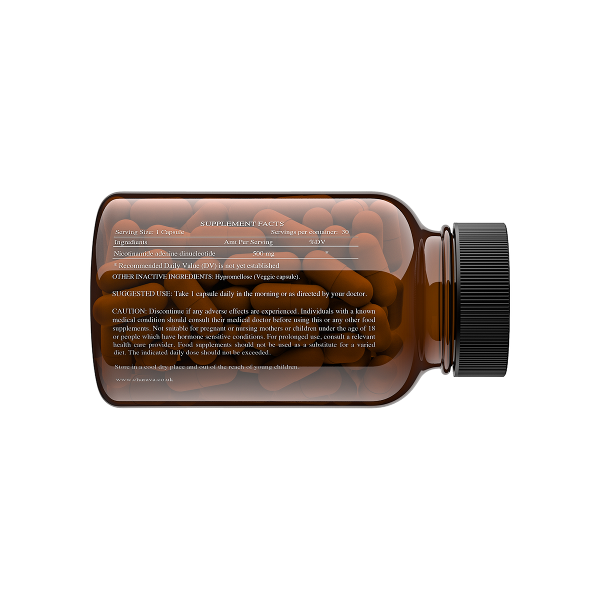 NAD Supplements | Charava NAD 500mg | Charava SA